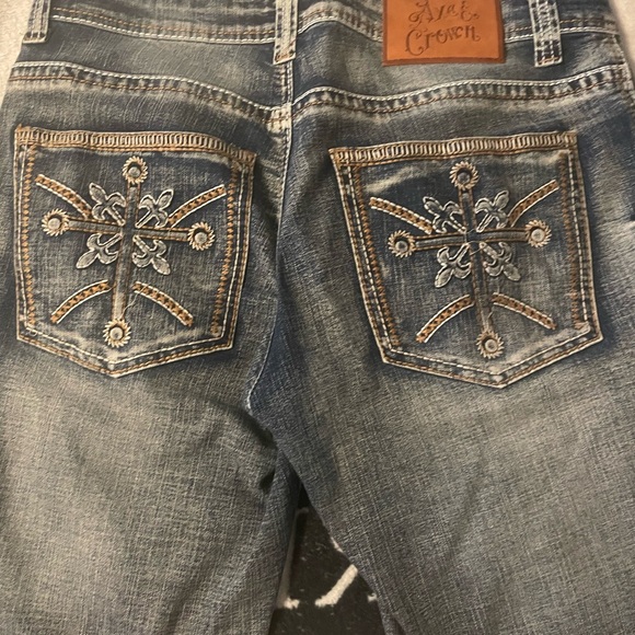 Axe & Crown | Jeans | True Crown Mens Straight Fit Denim Jeans Blue ...